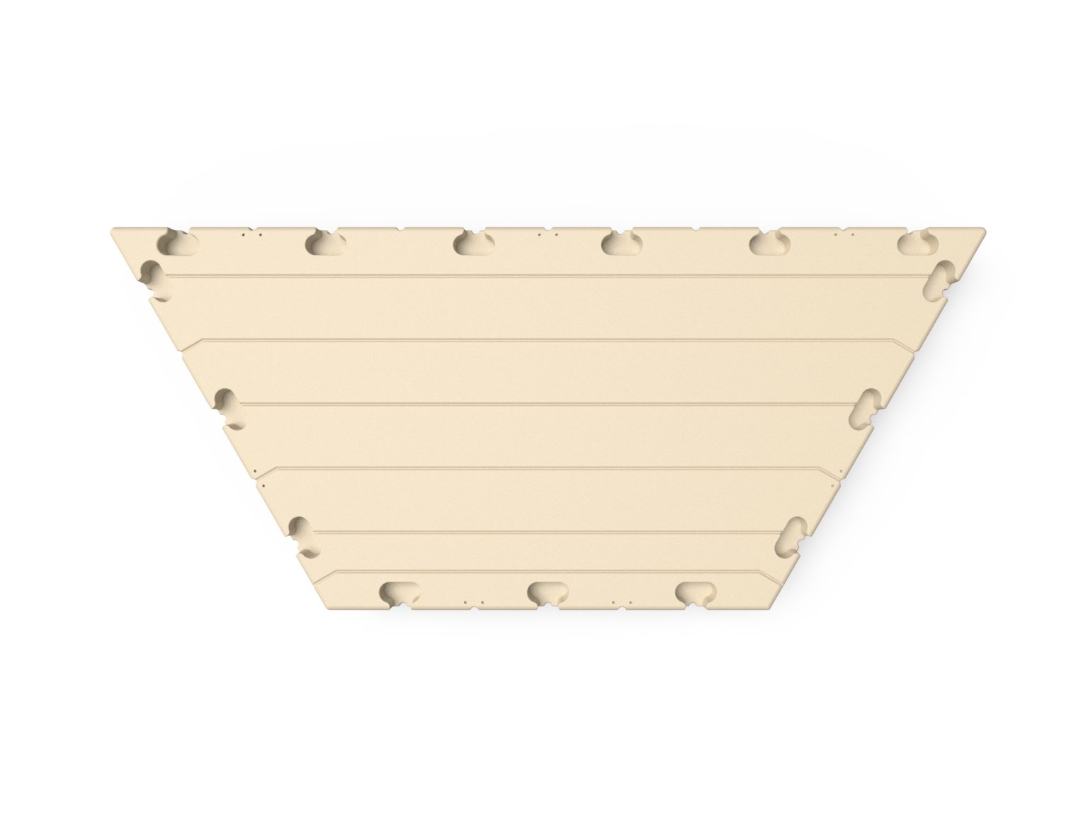 Half Hex Dock Section For Design Versatility - EZ Dock