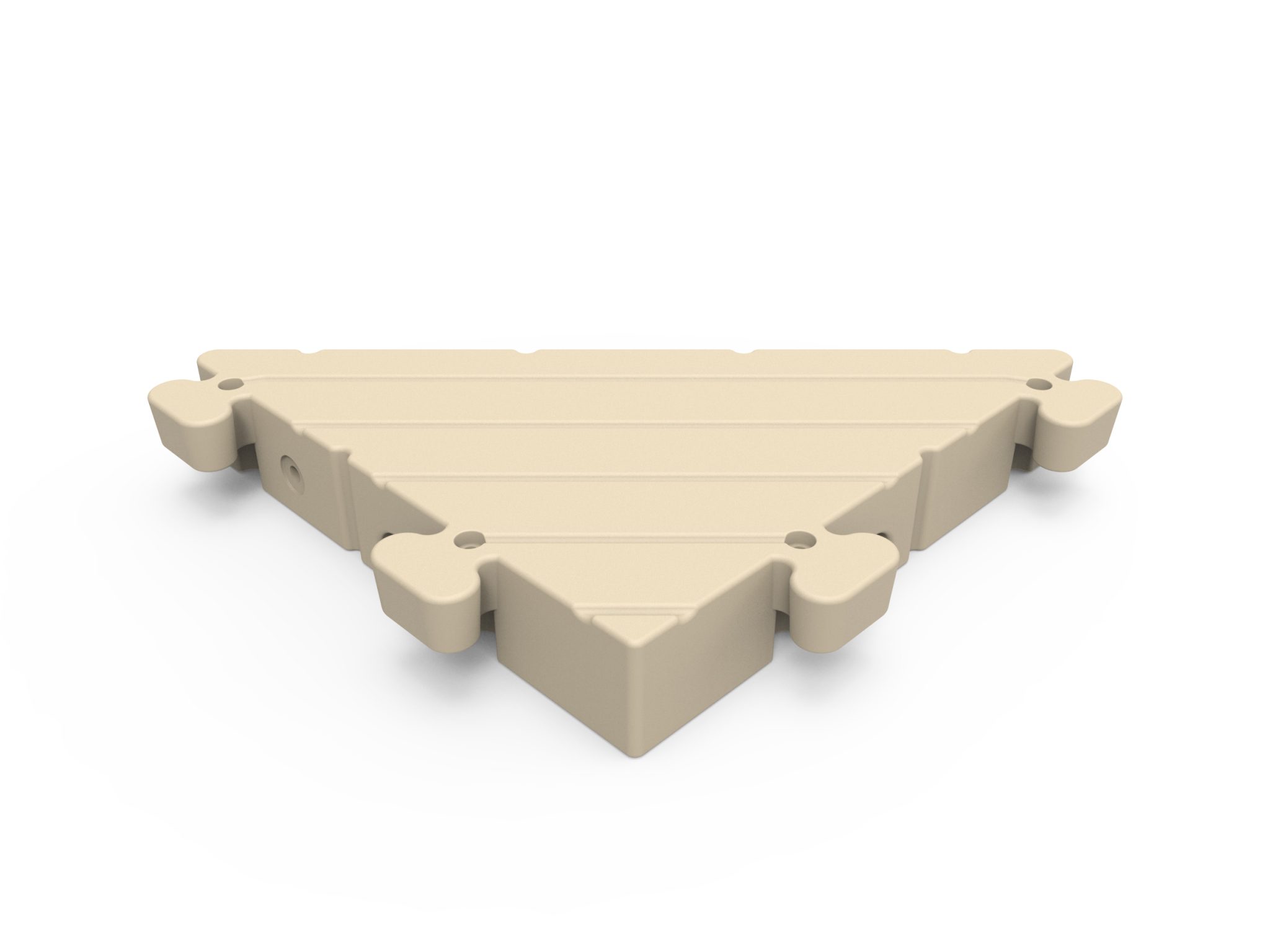 Corner Gusset For Additional Surface And Stability - EZ Dock