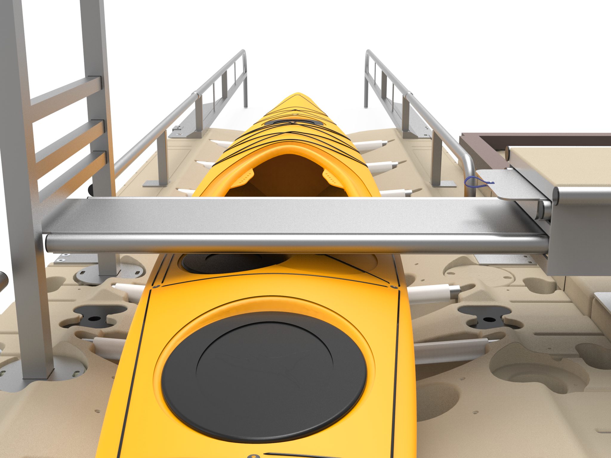 EZ Launch® | Drive Through ADA Transfer Bench | EZ Dock