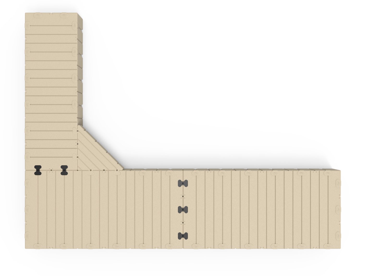 L-Shape Dock | 20'L x 15'W |Dock Configurations | EZ Dock