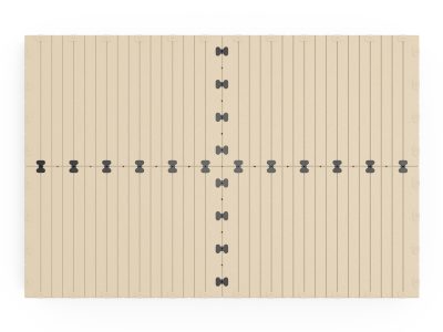 Rectangular Platform | 20' X 13' | Configurations | EZ Dock