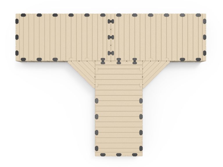 T-Shape Dock | 25' Long x 20' Wide | EZ Dock