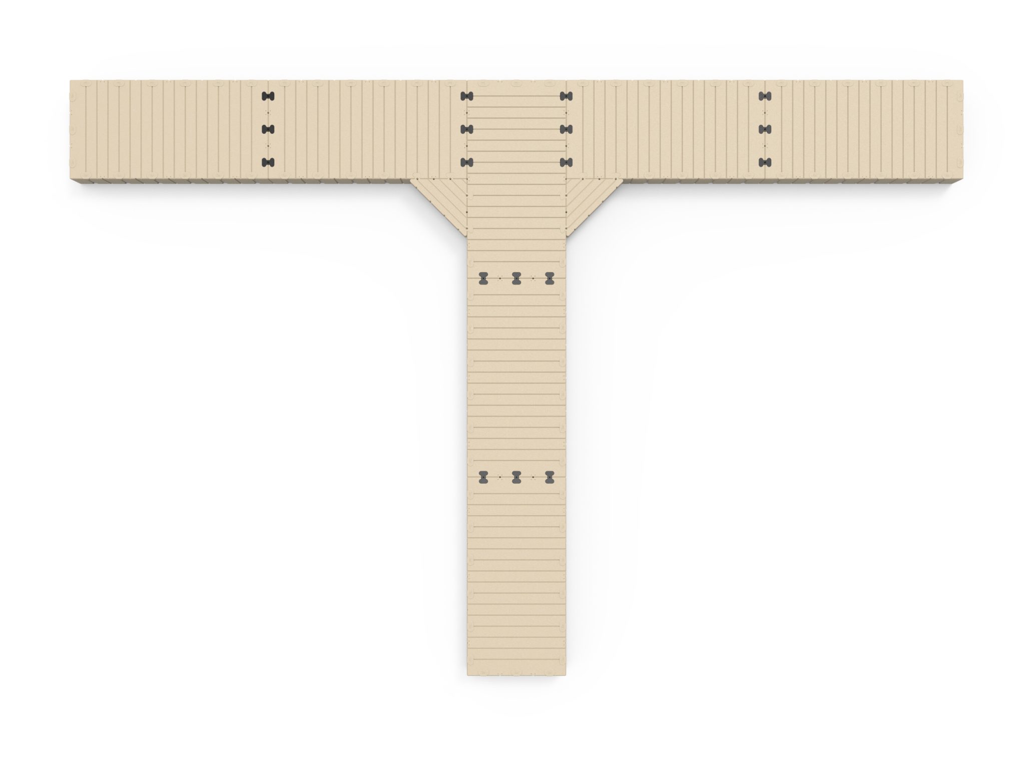 T-Shape Dock | 30' Long x 45' Wide | EZ Dock