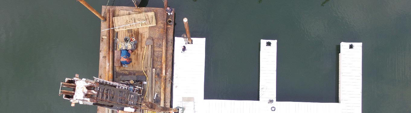 Floating Work Platforms | Floating Work Stations - EZ Dock