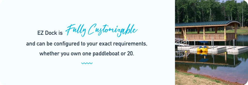 Customizable Paddleboat Dock and Ramp Systems | EZ Dock