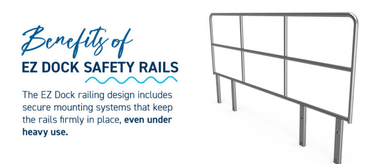Boost Dock Safety With EZ Dock Handrail and Safety Rail Systems - EZ Dock